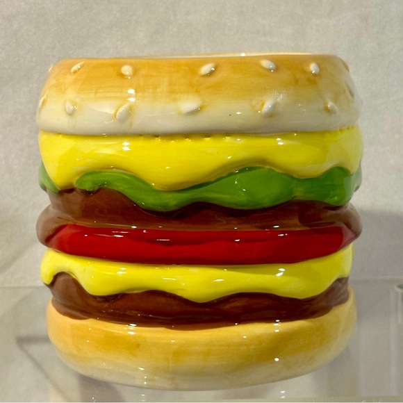 Dwell Studio | Accents | Rare Dwell Studios Ceramic Hamburger Planter ...